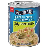 Progresso Broccoli Cheese With Brown Rice Soup 18 Oz Safeway
