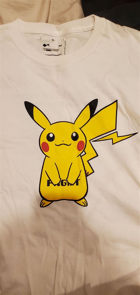 Fragment Design Fragment Pokemon Pikachu Project Thunderbolt Tee Hypefest Grailed