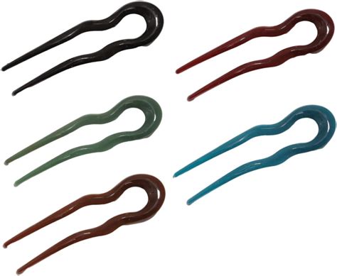 5pcs Hair Fork Sticks Plastic Hair Hair Styling Clips French Barrette Hair Clips Vintage Hair