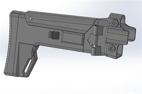 🔫 Mp5k Acr Stock Pdw Conversion Kit・ Stl File For 3d Printing・cults