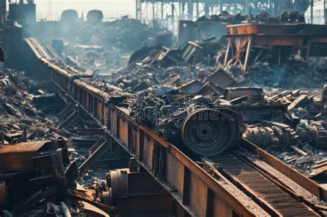 Cluttered Scrapyard Stock Illustrations 18 Cluttered Scrapyard Stock
