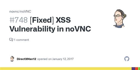 [fixed] xss vulnerability in novnc · issue 748 · novnc novnc · github