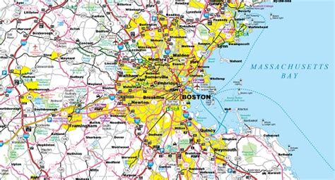 Map Of Greater Boston Area Alabama Map