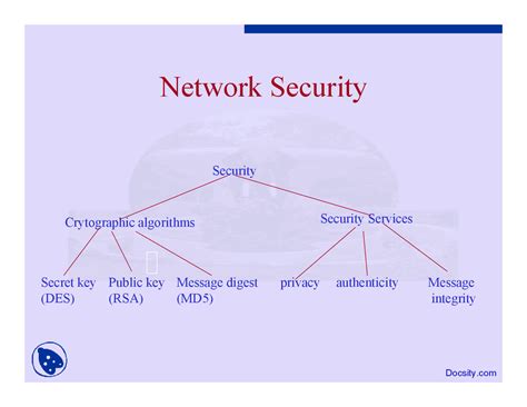 Network Security Computer Networks Lecture Slides Docsity