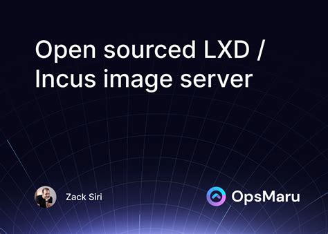 Open Source Lxd Incus Image Server