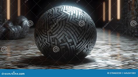 the coding labyrinth hyper realistic textures high contra three