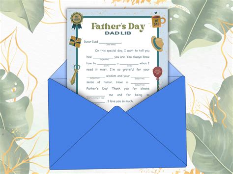 Fathers Day Mad Libs Fathers Day Fill Ins Dad Tastic Mad Libs