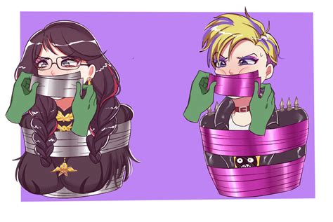 Ych Commission 14 Bayonetta And Viola Gagged By Tagaen810 On Deviantart