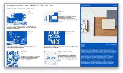 Non Extractive Architecture S Website Fonts In Use