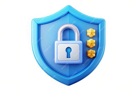 Premium Photo 3d Cyber Security To Protect Personal Data Shield Padlock And Password Icons Can