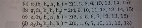 Solved Consider Numbers Represented In 4 Bit Gray Code Let