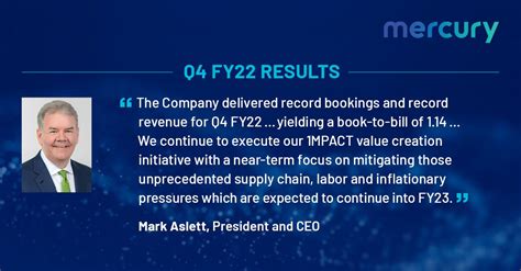 Mercury Systems On Linkedin Mercury Systems Reports Fourth Quarter And Fiscal 2022 Results