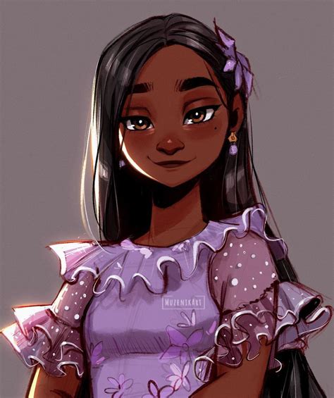 Muzenik On Instagram Isabela Madrigal 💜so Heres The Finished Drawing Evolution Video In