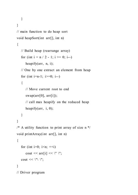 Write A Program To Implement And Test The Following Sorting Algorithm