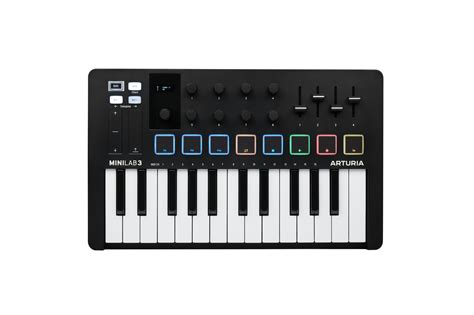 arturia minilab 3 universal midi controller — tom lee music