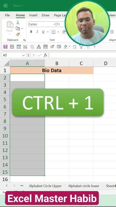Biodata Format In Excel Viral How To Add Colon Exceltricks Exceleducation Smartexcel Youtube
