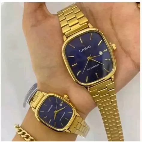 خرید و قیمت ساعت زنانه کاسیو طلایی سورمه ای از غرفه بارآن شآپ 98