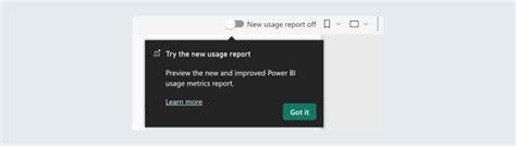 Power Bi Usage Metrics