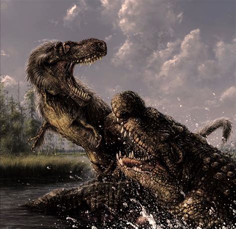 Deinosuchus Vs T Rex