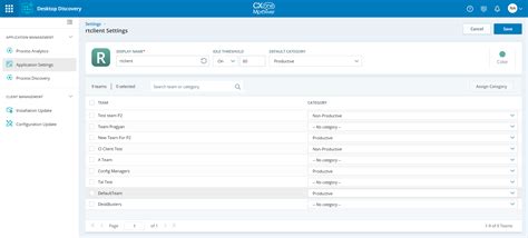 Application Settings