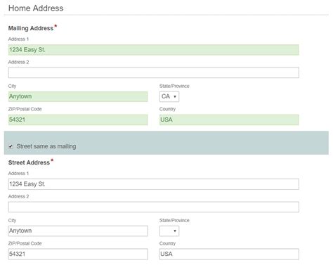 State Field Not Automatically Filled When Duplicating Address Field By Checkbox Laserfiche