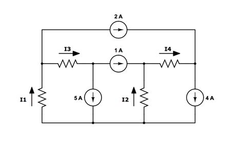 Solved Use KCLto Determine The Unknown Branch Currents In Chegg