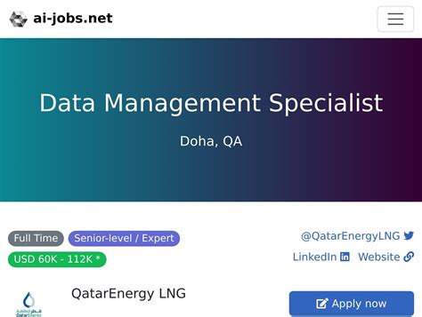 Hiring Data Management Specialist In Doha Qa Raimljobs