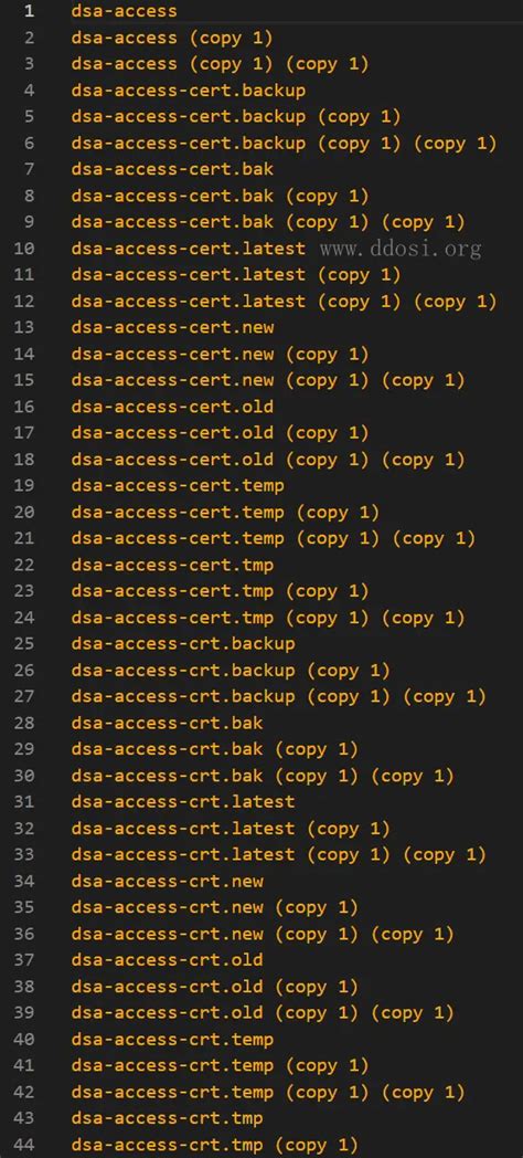 Ssh私钥名称字典表 Ssh Private Key Looting Wordlists 🔰雨苁ℒ🔰