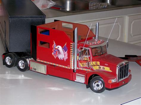 Pete 377 And Race Trailer Model Trucks Big Rigs And Heavy Equipment