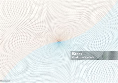 기로 쉐 벡터 방사형 배경 그리드와 인증서에 대 한 물결 무늬 장식 Eps 10입니다 0명에 대한 스톡 벡터 아트 및 기타