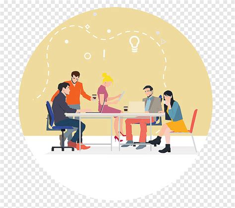 การประชุมทางธุรกิจ อินโฟกราฟิก การทำงานร่วมกัน นักธุรกิจ การทำงานเป็นทีม การประชุม ข้อความ