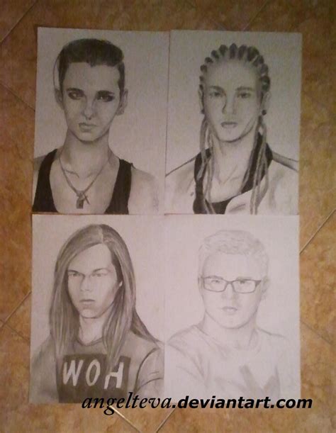 Tokio Hotel Paraguay Fan Art Dibujo De Tokio Hotel