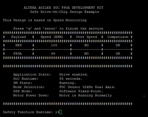 Drive On Chip With Functional Safety Design Example For Agilex™ 5 Devices Altera Fpga