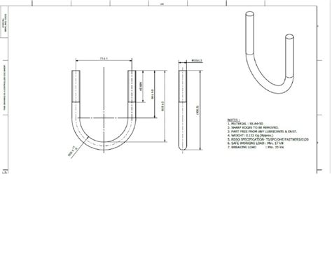 U Bolt Drawing Pdf