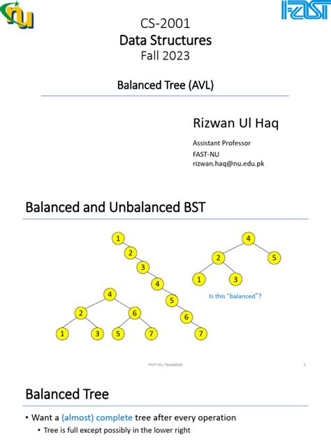 Lec 14 Avl Edited Pdf Algorithms And Data Structures