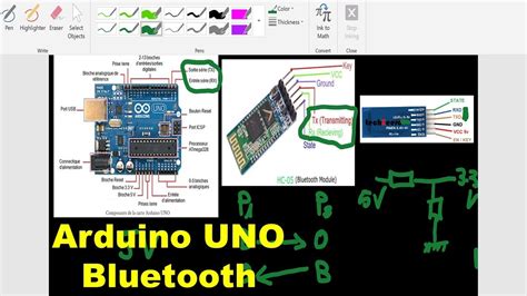 Comment Utiliser Le Module Bluetooth Hc 05 Et La Carte Arduino Uno H Lab Youtube