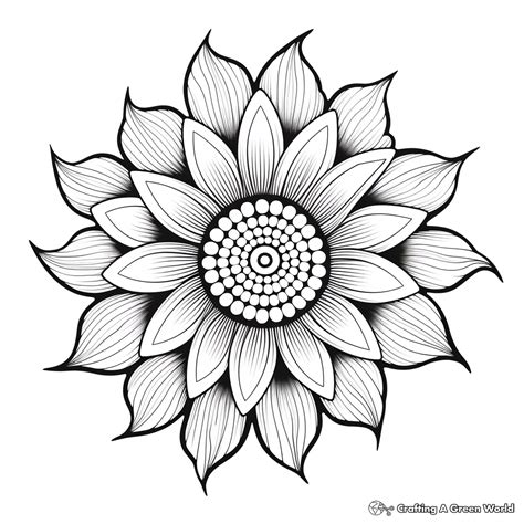 Mandala Flower Coloring Pages Free And Printable