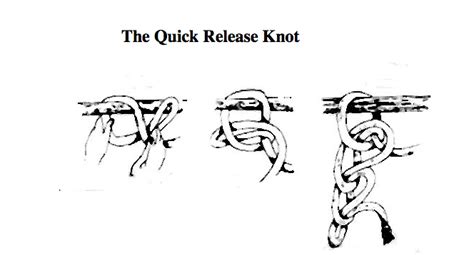 Quick Release Knot Step By Step