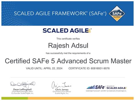 Rajesh Adsul On Linkedin Safeagilist Agiletransformation Sasm Scrum Training Agile 10