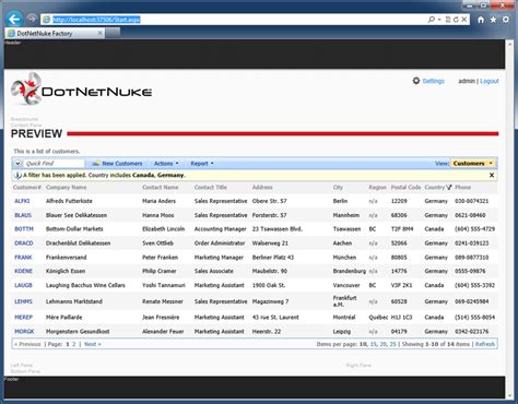 Code On Time Dotnetnuke Factory