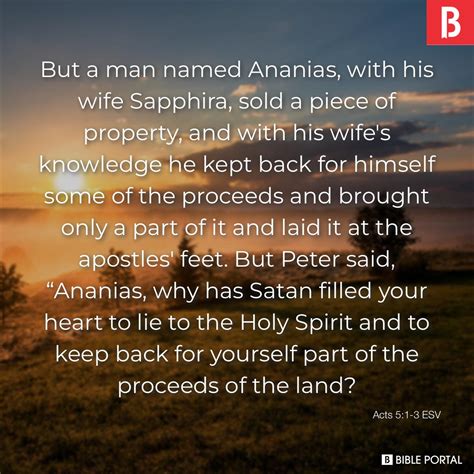 Acts 5 1 3 Esv Bible Scripture Image Bible Portal