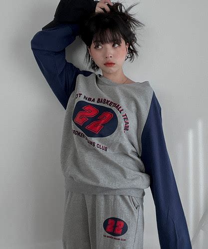 에이비글 시즌오프 스트릿 힙 Nba 트임 티셔츠 나그랑 맨투맨 레터링 나염 조거팬츠 트레이닝복 투피스 세트