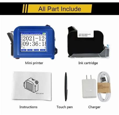 Mini Inkjet Printer Mini Batch Coding Machine Mini Mrp Printing Machine Date Printing Machine