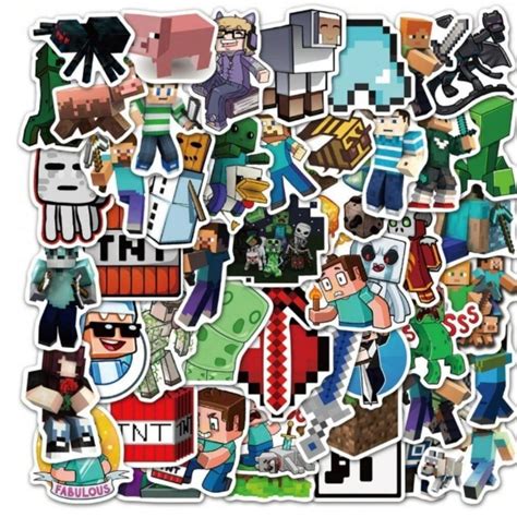Minecraft 50pcs Pvc Stickers Shop Today Get It Tomorrow