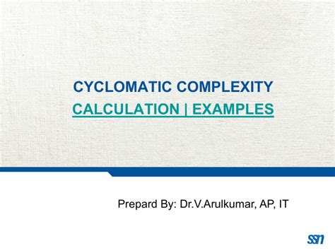 Cyclomatic Complexity Calculation And Examples