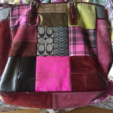 Multi Colored Patchwork Handbags