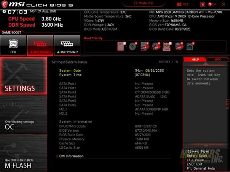 MSI MPG B550 Gaming Carbon WIFI Motherboard Review Page 3 Of 9 Modders Inc