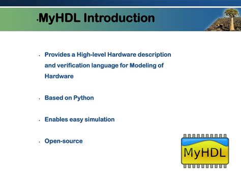 PPT The Case For MyHDL PowerPoint Presentation Free Download ID 5675166