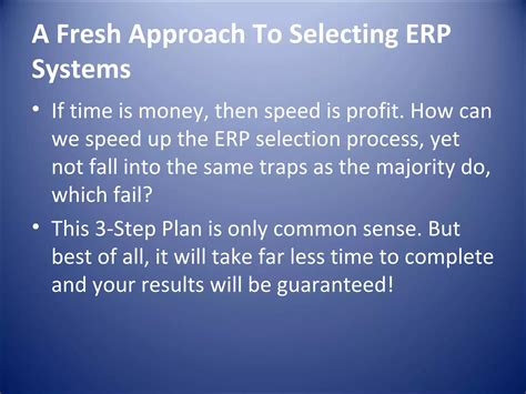 How To Select And Implement An ERP System PPT