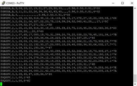 Reading Data From A LC29HEA With GNSS EVB Kit Via Serial Port With Python Code Or Terminal